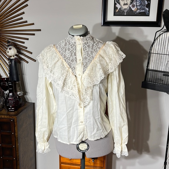 Vintage | Tops | Vintage New Romantics Poets Blouse | Poshmark